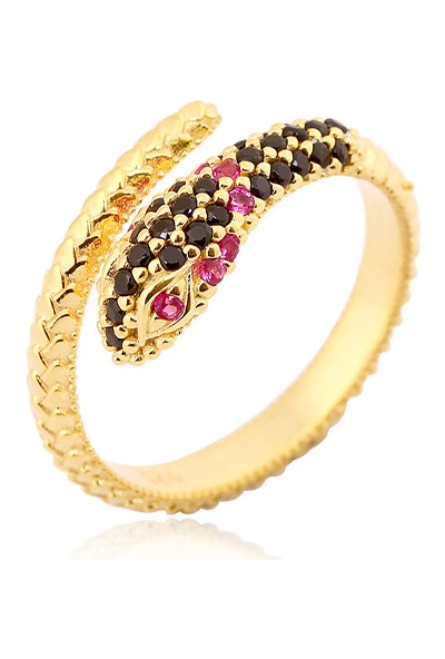 Apelda Siyah Yılan Yüzük