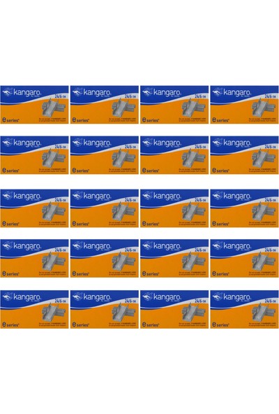 Kangaro 24/6 Zımba Teli 1000'li x 20 Kutu Kangaro 24/6 Zımba Teli 1000'li x 20 Kutu
