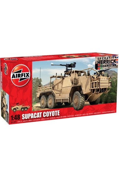 Aırfıx Maket Askerı Arac 1:48 N:06302 Supacat Coyote (18,45) Aırfıx Maket Askerı Arac 1:48 N:06302 Supacat Coyote (18,45)