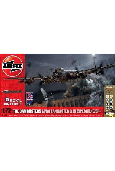 Airfix Boyalı Uçak Seti 1:72 The Dambusters N:A50138