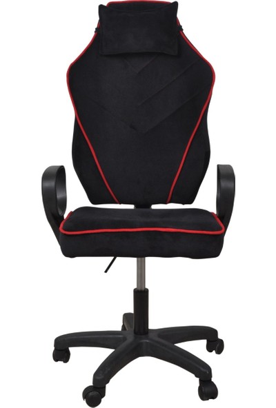 CAS Squid Siyah Kırmızı Oyuncu Koltuğu