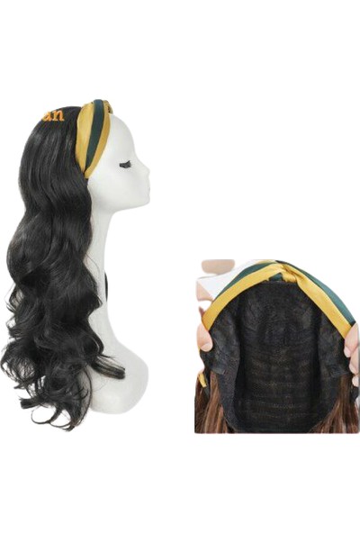 Charge Meifan Sentetik Uzun Yarım Kafa Bandı PERUKAT15-2