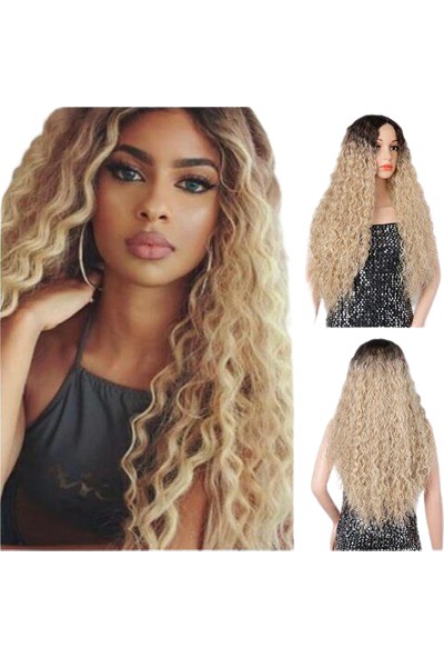 Charge Sentetik Peruk Siyah Kadınlar Için Afro Kinky Ash Blonde Wig Charge Sentetik Peruk Siyah Kadınlar Için Afro Kinky Ash Blonde Wig