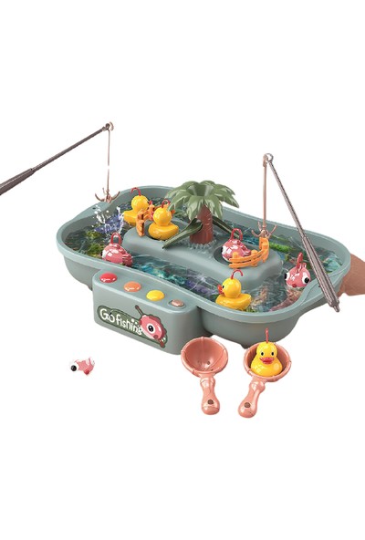 Charge 20 Parça Müzikli Balıkçılık Seti - Banyo Oyuncakları