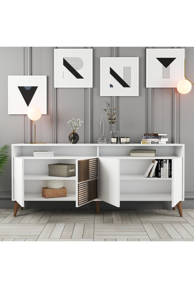 Variant Mobilya Milan Konsol - Beyaz / Beyaz Variant Mobilya Milan Konsol - Beyaz / Beyaz