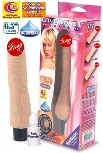 Sens Love Clone 2 Duo Density Yumuşak Dokulu Tam Realistik Vibratör