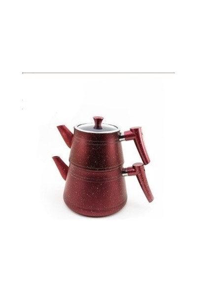 Sara Granit Kırmızı Çaydanlık Takımı(K) Sara Granit Kırmızı Çaydanlık Takımı(K)