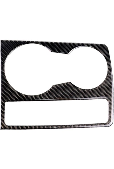 Araba Karbon Fiber Bardak Tutucu Kapak Trim Sticker Audi A5 A4 B8 2009-2015 (Yurt Dışından)