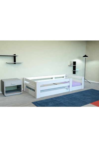 Elistamo Mdf Elistamo Montessori Karyola Beyaz - 90X190 Yatak Uyumlu -Mdf My 1 Elistamo Mdf Elistamo Montessori Karyola Beyaz - 90X190 Yatak Uyumlu -Mdf My 1