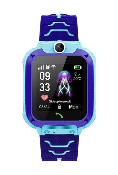 Q12 Akıllı Çocuk Takip Saati, Sim Kartlı Arama, Kameralı, S.O.S ve Gizli Dinleme Özellikli - Mavi Q12 Akıllı Çocuk Takip Saati, Sim Kartlı Arama, Kameralı, S.O.S ve Gizli Dinleme Özellikli - Mavi