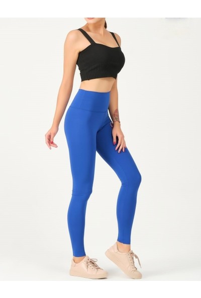 Mavi Parlak Disco Tayt Yüksek Bel Günlük ve Sporda Kullanım Iç Göstermez Toparlayıcı Tam Kalıp Mavi Parlak Disco Tayt Yüksek Bel Günlük ve Sporda Kullanım Iç Göstermez Toparlayıcı Tam Kalıp