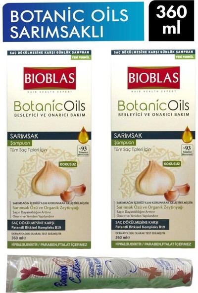 Restorex Botanic Oils Sarımsak Şampuanı 360 ml x 2 Adet