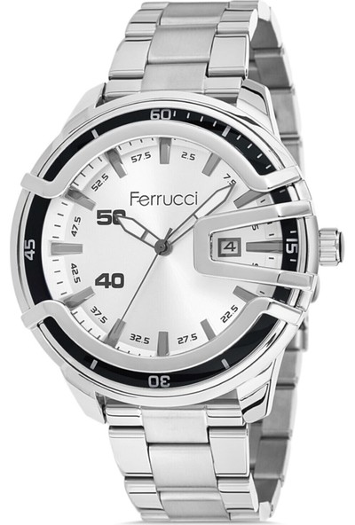 Ferrucci Takvim Aktif Çelik Kasa Kordon Erkek Kol Saati