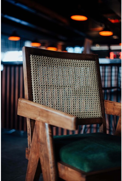 Hazeranlı Ahşap Nordik Sandalye Yeşil Hazeranlı Ahşap Nordik Sandalye Yeşil