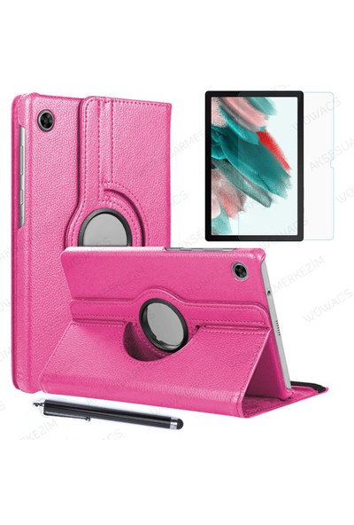 Wowlcraft Wowlery Samsung Galaxy Tab A8 Sm X200 (2022) Kılıf Birebir Uyumlu Dönebilen Kılıf + Ekran Koruyucu + Kalem Wowlcraft Wowlery Samsung Galaxy Tab A8 Sm X200 (2022) Kılıf Birebir Uyumlu Dönebilen Kılıf + Ekran Koruyucu + Kalem