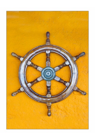 Duvar Dekor Gemi Dümeni Bulaşık Makinesi Sticker 018