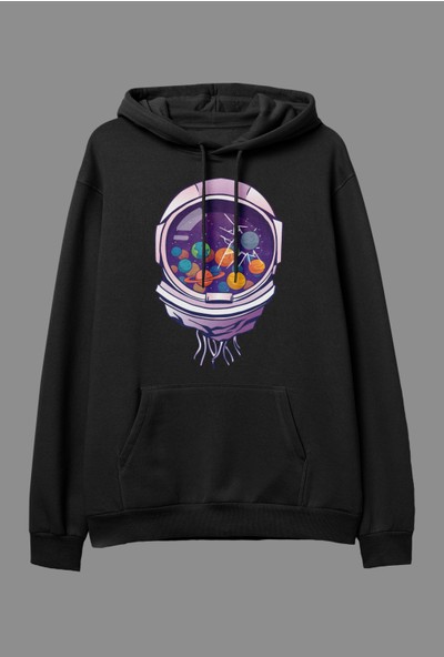 Corvoart Oversize Uzay Astronot Tasarım Baskılı Kapüşonlu Sweatshirt Hoodie Corvoart Oversize Uzay Astronot Tasarım Baskılı Kapüşonlu Sweatshirt Hoodie