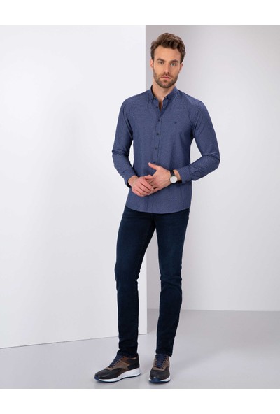 Pierre Cardin Indigo Slim Fit Denim Pantolon 50202168-VR028 Pierre Cardin Indigo Slim Fit Denim Pantolon 50202168-VR028