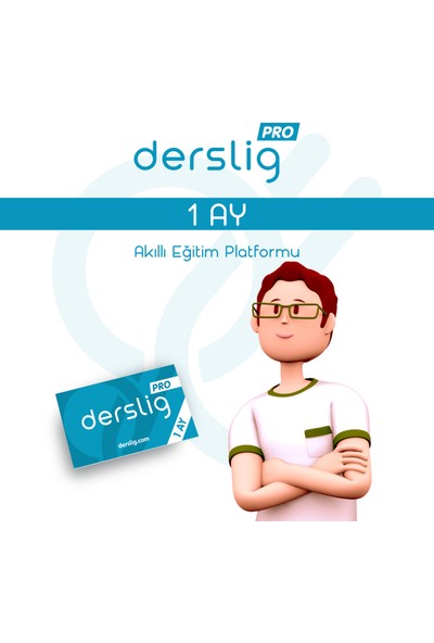 Derslig 1 Aylık Derslig Pro Üyeliği Derslig 1 Aylık Derslig Pro Üyeliği