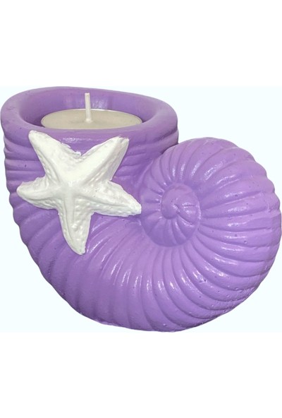 S&D Home El Yapımı Yıldızlı Notilus Beton Mumluk Deniz Kabuğu Dekoratif Tealight Mum S&D Home El Yapımı Yıldızlı Notilus Beton Mumluk Deniz Kabuğu Dekoratif Tealight Mum