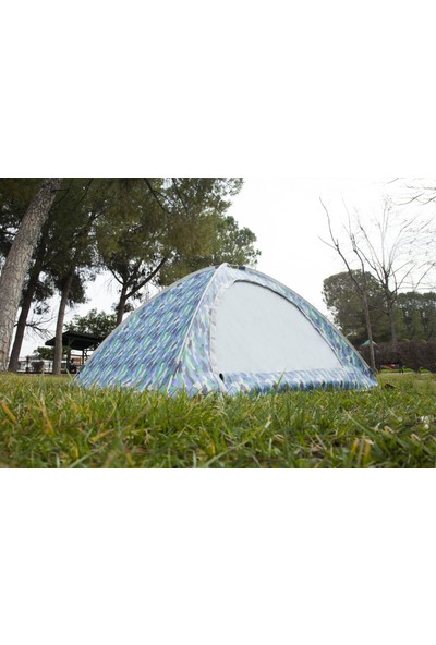 Tunç Otomatik Kamp Çadırı 2 Kişilik Kamuflaj
