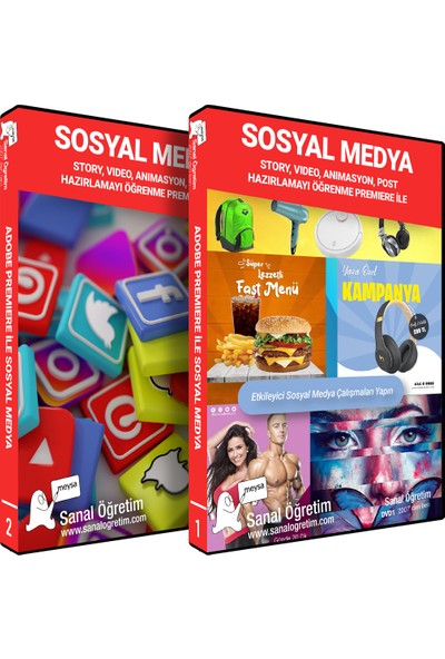 Sanal Öğretim Sosyal Medya Story, Video, Animasyon, Post, Hazırlamayı Öğrenme (Premiere Ile) Video Ders Eğitim Seti Sanal Öğretim Sosyal Medya Story, Video, Animasyon, Post, Hazırlamayı Öğrenme (Premiere Ile) Video Ders Eğitim Seti