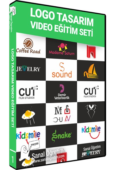 Sanal Öğretim Logo Tasarım Video Ders Eğitim Seti Sanal Öğretim Logo Tasarım Video Ders Eğitim Seti