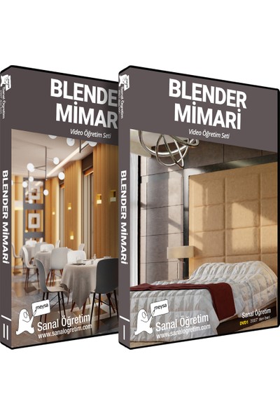 Sanal Öğretim Blender Mimari Video Ders Eğitim Seti Sanal Öğretim Blender Mimari Video Ders Eğitim Seti