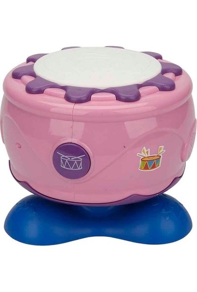 Birlik Pilli Işıklı Sesli Pembe Davul Birlik Pilli Işıklı Sesli Pembe Davul
