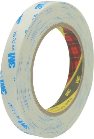 3m Çift Taraflı Beyaz Köpük Bant 15MMX5MT