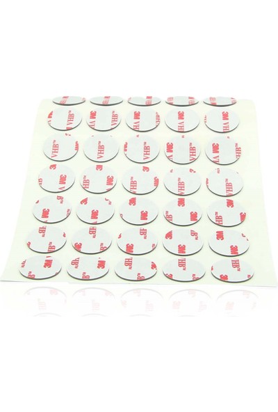3m Vhb Çok Güçlü Çift Taraflı 100 Adet Hazır Kesim 30MM Çap 3m Vhb Çok Güçlü Çift Taraflı 100 Adet Hazır Kesim 30MM Çap