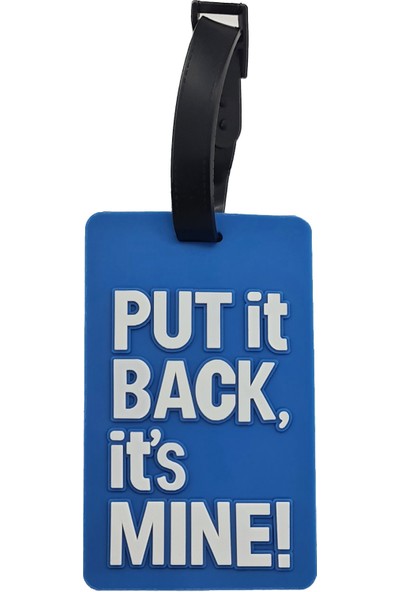 Boldy Valiz Etiketi Bavul Etiketi Çanta Etiketi Bagaj Etiketi Silikon Kayışlı Etiket Valiz Isim (1 Adet)