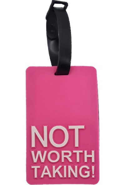 Boldy Valiz Etiketi Bavul Etiketi Çanta Etiketi Bagaj Etiketi Silikon Kayışlı Etiket Valiz Isim (1 Adet)