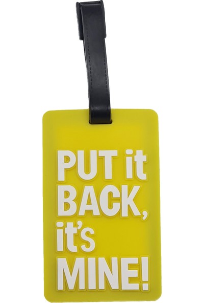 Boldy Valiz Etiketi Bavul Etiketi Çanta Etiketi Bagaj Etiketi Silikon Kayışlı Etiket Valiz Isim (1 Adet)