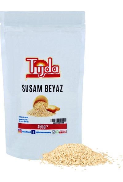 Tijda Beyaz Susam 450 gr