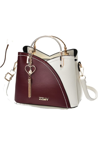 Incendio Kırmızı - Beyaz Çanta (Yurt Dışından)