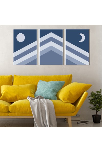 Durak Home Çerçeve Görünümlü Mdf Baskılı Tablo Seti