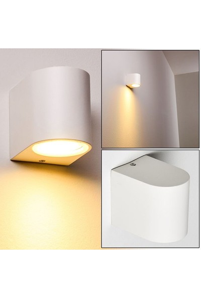 Full Reyon Tek Yönlü Iç - Dış Mekan Dekoratif Beyaz Aplik