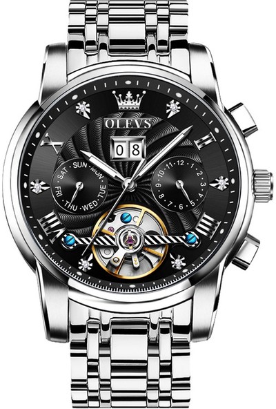 Olevs Erkek Kol Saati - Gümüş (Yurt Dışından) Olevs Erkek Kol Saati - Gümüş (Yurt Dışından)