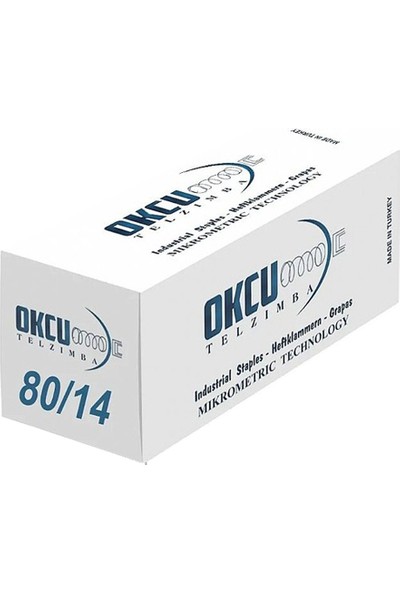 Okçu Okcu 80-14 mm Zımba Teli ( Havalı Makinlara Uyumlu )