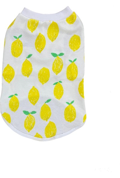 Buddy Store Kedi Köpek Kıyafeti & Elbisesi Kolsuz Model Limon