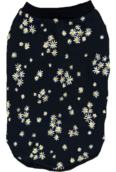 Buddy Store Kedi Köpek Kıyafeti & Elbisesi Kolsuz Model Papatya