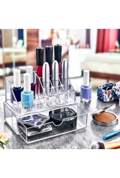 Ern Toptan Çekmeceli Piramit Makyaj Organizer Ern Toptan Çekmeceli Piramit Makyaj Organizer