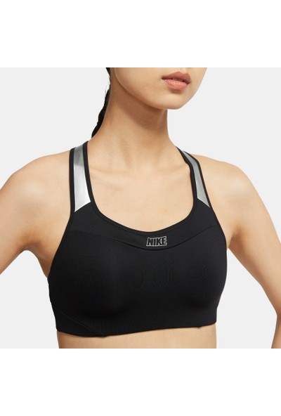 Nike Alpha Metallic Logo Kadın Spor Büstiyeri CT3470-010-010 Nike Alpha Metallic Logo Kadın Spor Büstiyeri CT3470-010-010