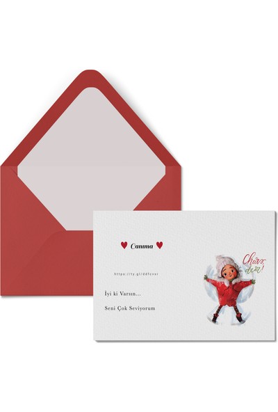 Hrs Kartpostal - Tebrik Kartı & Zarf