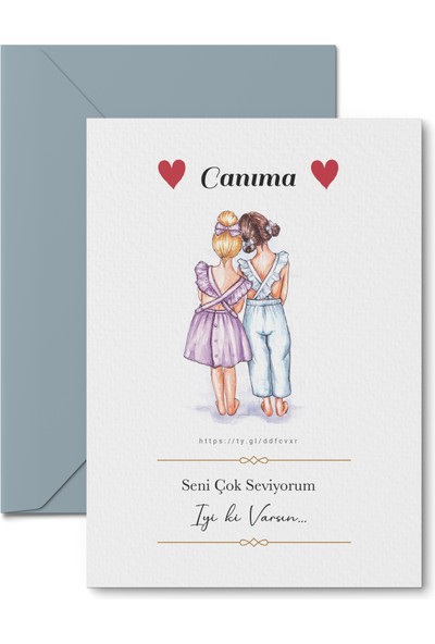 Hrs Kartpostal - Tebrik Kartı & Zarf