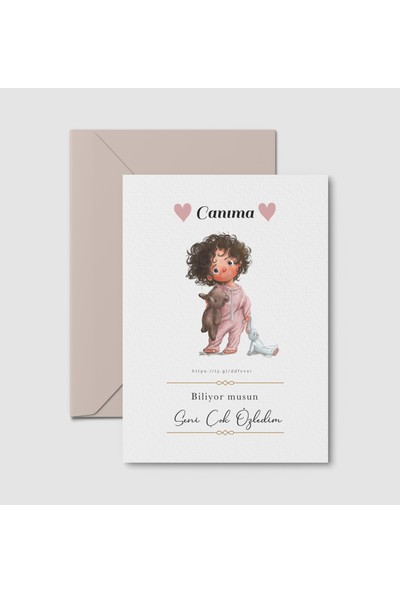 Hrs Kartpostal - Tebrik Kartı & Zarf