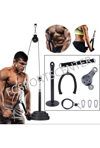 Fc Sports Center Lat Pulldown Sırt Çekiş - Triceps Ekipmanları Çalışma Istasyonu Cabble Crossover Fc Sports Center Lat Pulldown Sırt Çekiş - Triceps Ekipmanları Çalışma Istasyonu Cabble Crossover