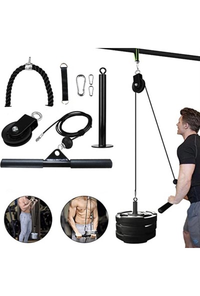 Fc Sports Center Lat Pulldown Sırt Çekiş - Triceps Çalışma Istasyonları Cabble Crossover Fc Sports Center Lat Pulldown Sırt Çekiş - Triceps Çalışma Istasyonları Cabble Crossover