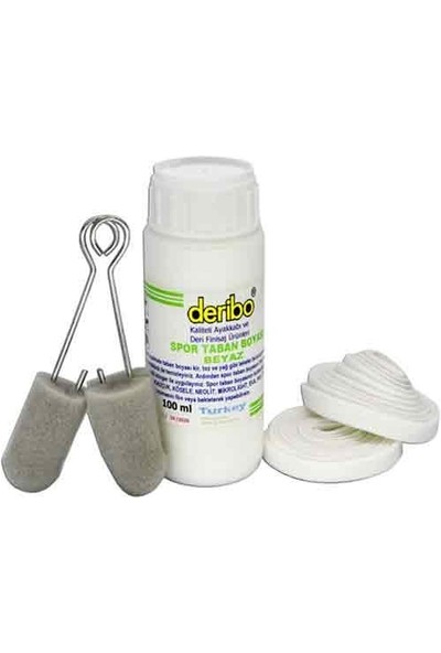 Deribo Spor Ayakkabı Taban Boyası Beyaz 100 ml